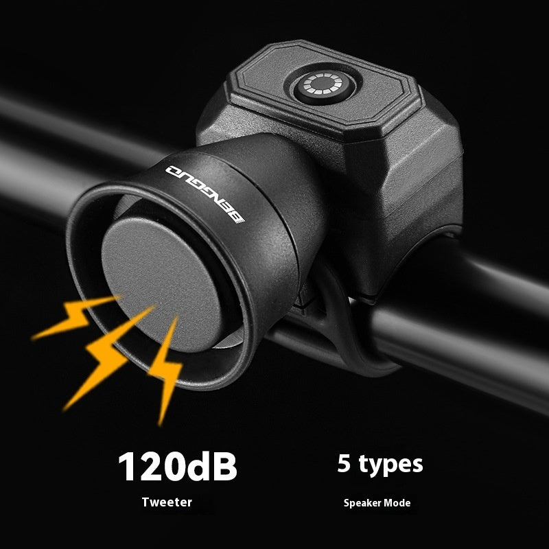 Bicycle Electric Safety Horn – Easy-Mount Cycling Alarm Bell – Techy Bitz